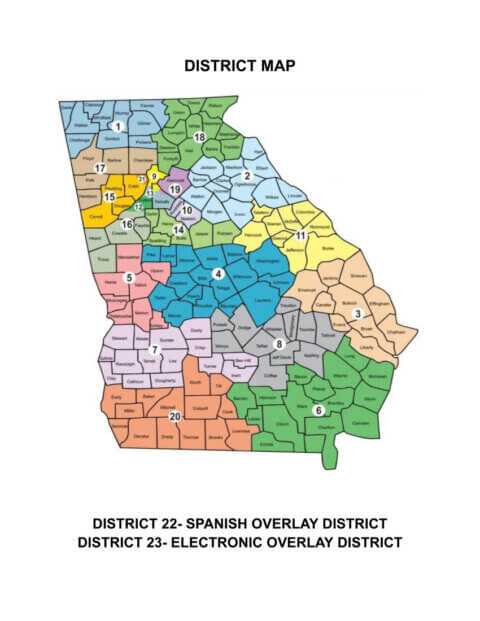 District Map - Georgia Al-Anon